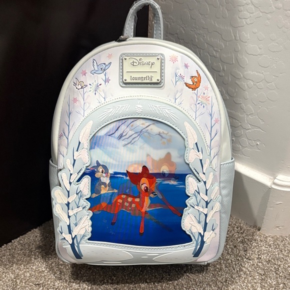 Loungefly | Accessories | Loungefly Disney Bambi Backpack White And ...